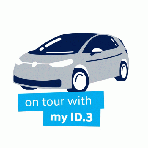 Гифка "Mobile, My, Tour, Electric, Volkswagen, Vw, Id, Mobility ...