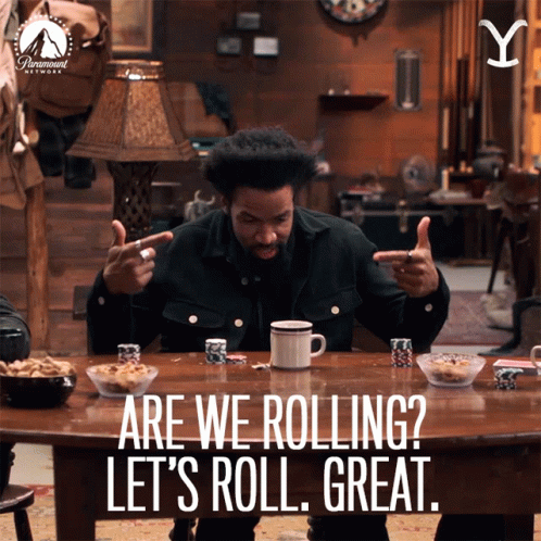 Are We Rolling Lets Roll Great Denim Richards ГИФ на GIFS.RU