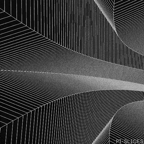 Гифка "Wireframe 3д Mograph Анимация Черный или белый Дизайн Триповый ...