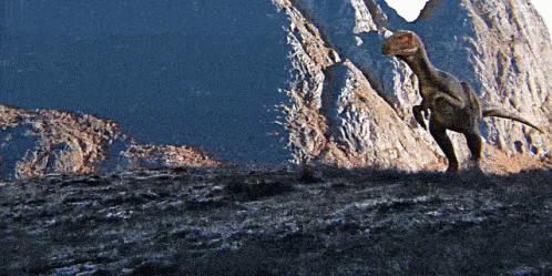 Гифка "Laser raptor, Kung fury, Rapid fire, Laser eyes, Lasers, Frickin ...