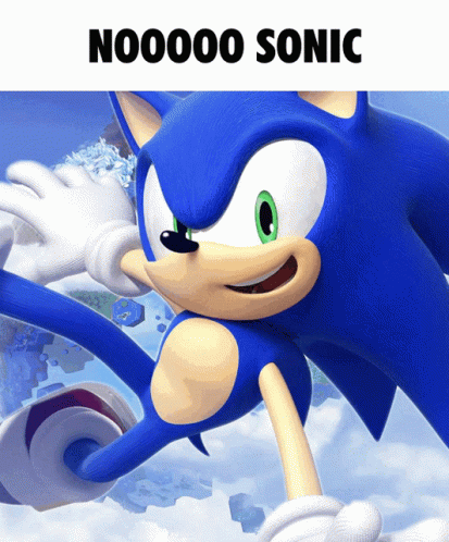Гифка "Sonic, Sonic nft, Nft, Nft meme, Nooooo sonic, Nooooo, No ...