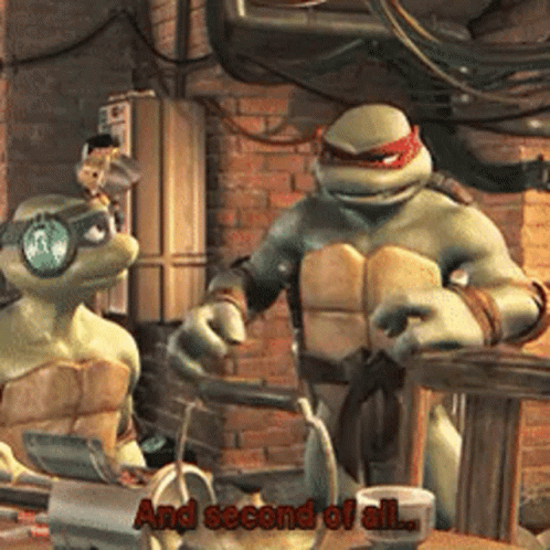 Гифка "Tmnt2007, Movie, Angry, Mad, Animated, Warner bros, Teenage ...