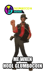 Стикер "GLUMBOCORP,GLUMBO COIN,TF2,SNIPER TF2,DIGIBYTE,GLUMBOCOIN MEMES ...