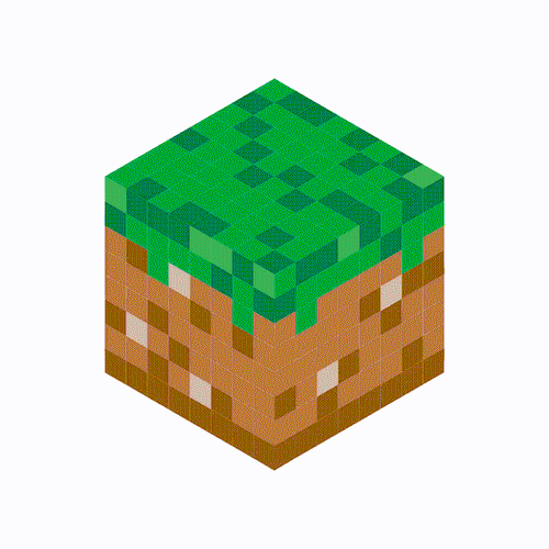 Гифка "Minecraft, Майнкрафт, Блок, Трава", лучшая gif анимация от ...
