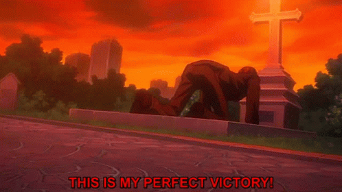 Гифка "Light yagami, Death note, My perfect victory, I win, This is my ...